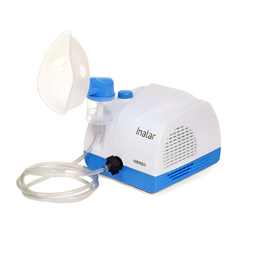 Inalador e Nebulizador Azul Claro Inalar Omron